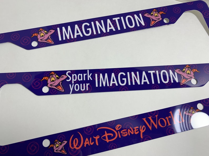 Figment Walt Disney World License Plate Frame | Etsy