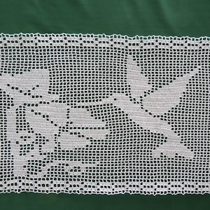 Hummingbird Crocheted Doily - Etsy