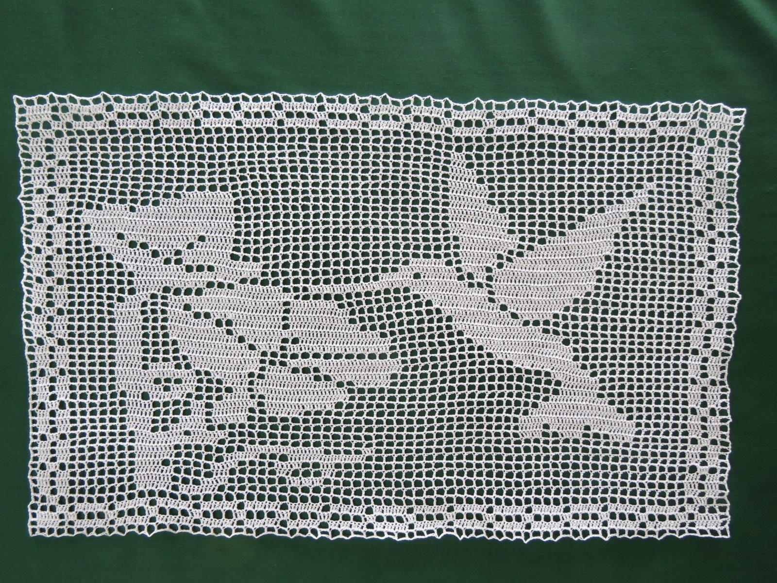 Hummingbird Crocheted Doily - Etsy