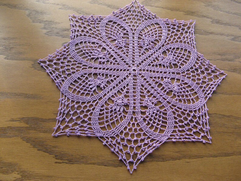 Round 16 Inch Pale Crocus Doily | Etsy