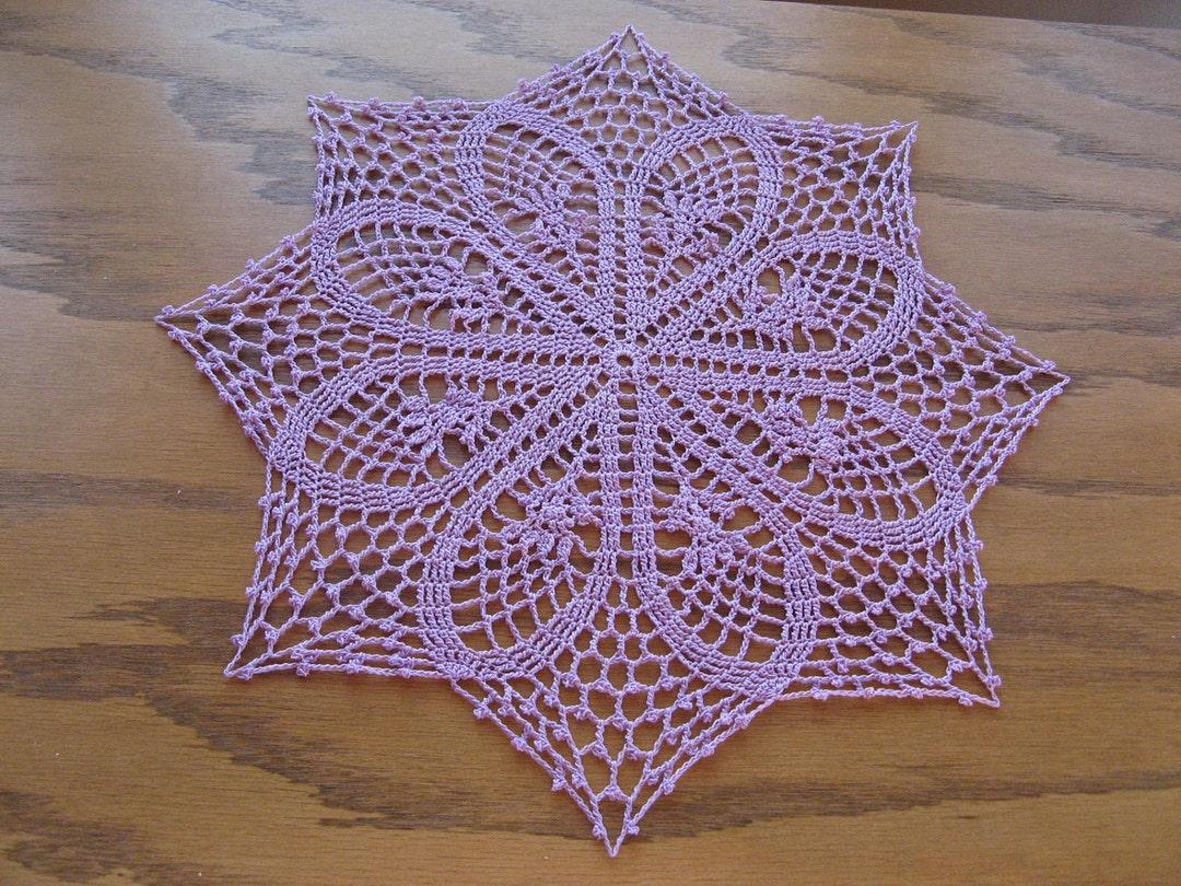 Round 16 Inch Pale Crocus Doily - Etsy