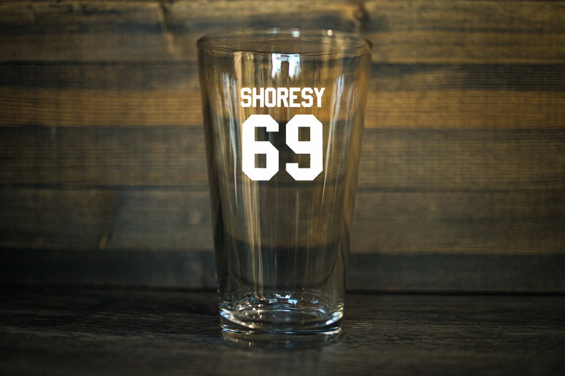 Letterkenny Pint Glass Shoresy 69 Beer Glass Letterkenny | Etsy