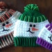 Snowman Beanie - Etsy