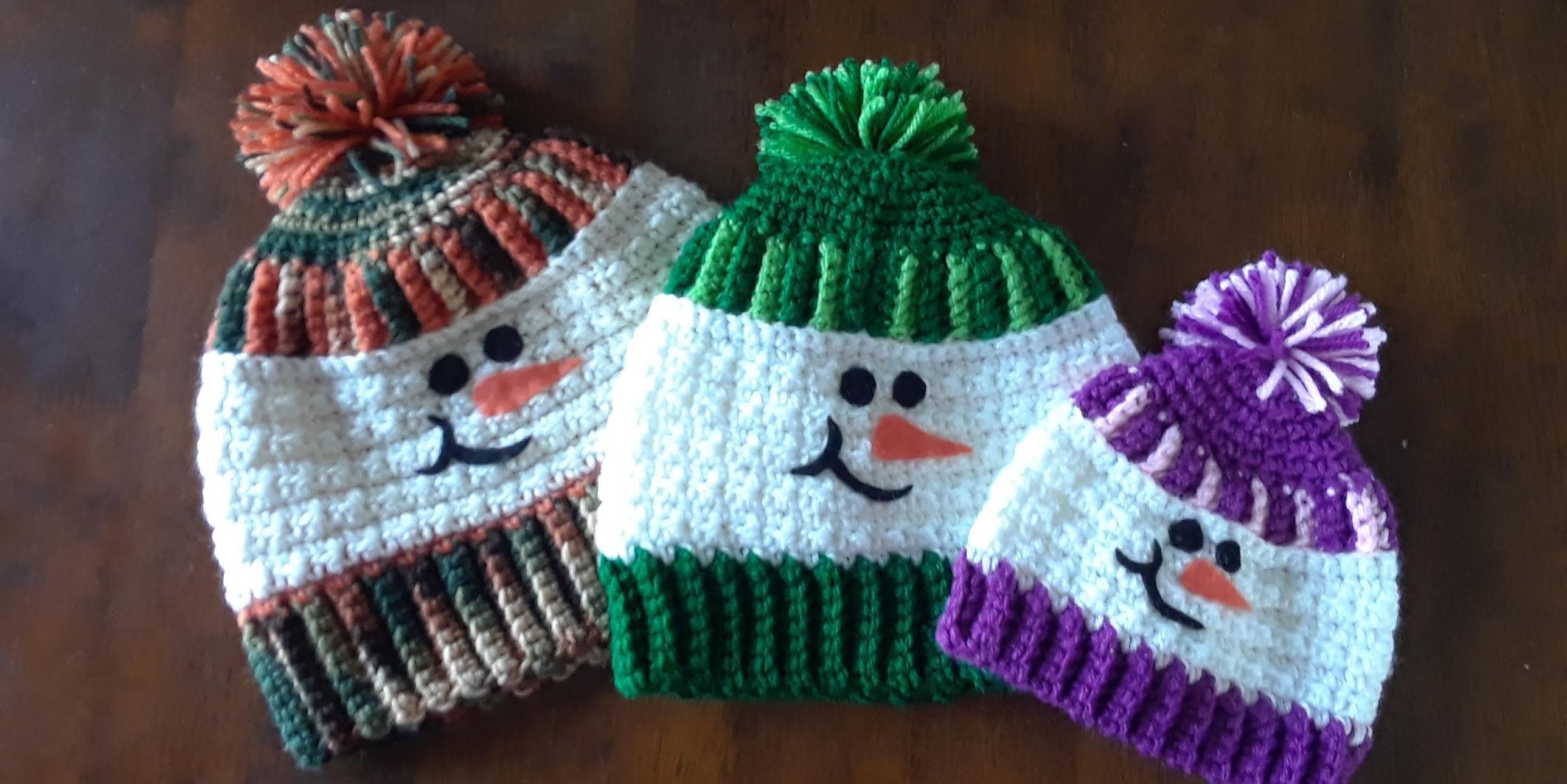 Snowman Beanie - Etsy