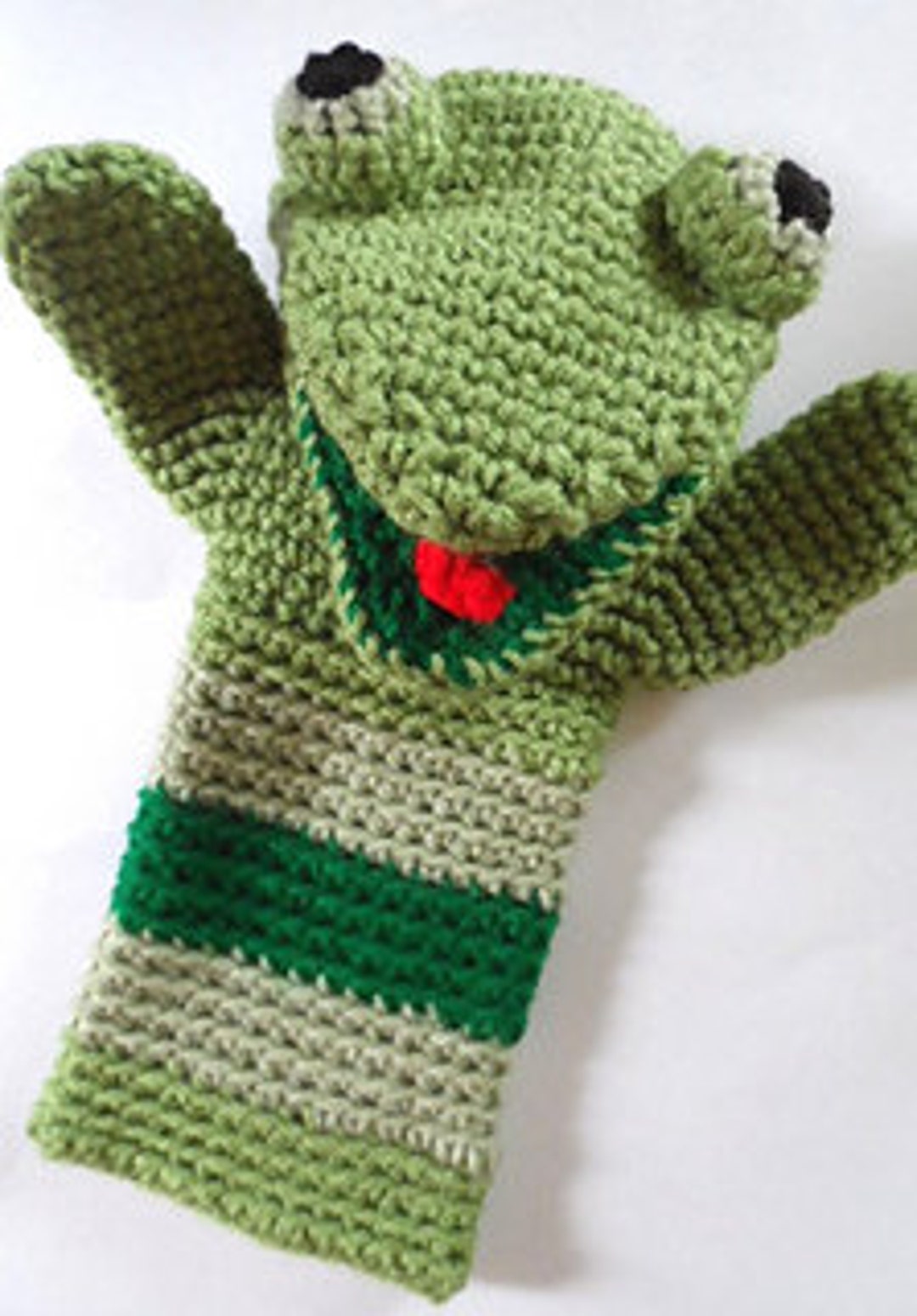 Froggy Hand Puppet Crochet Pattern - Etsy