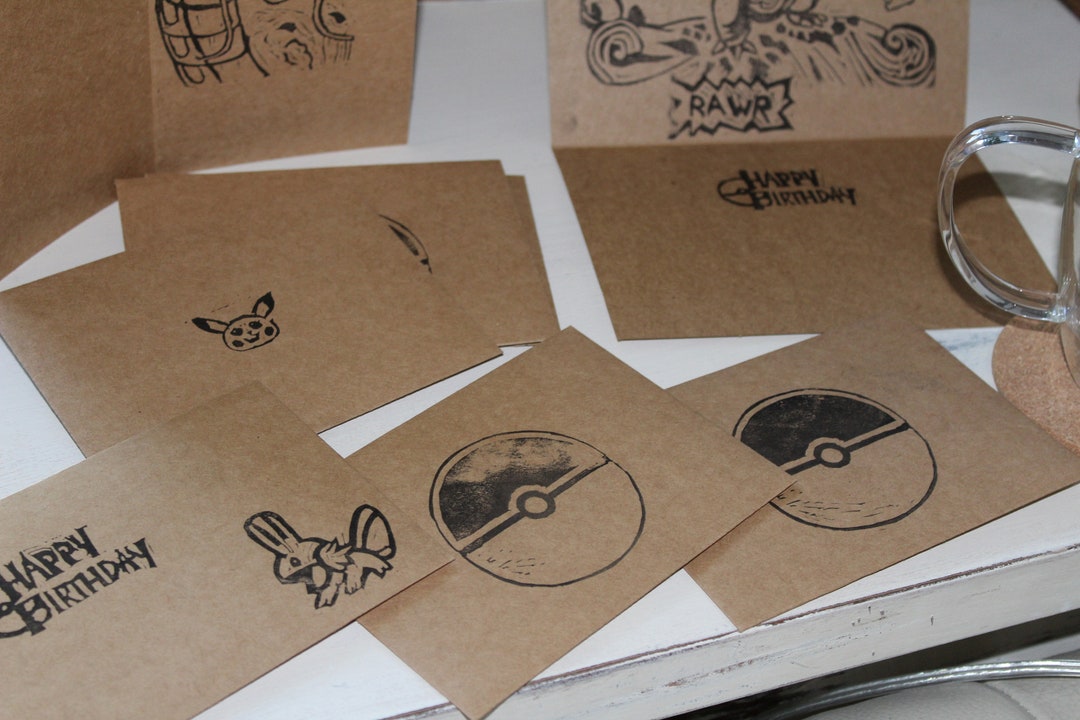 Pokémon Greeting Card - Etsy