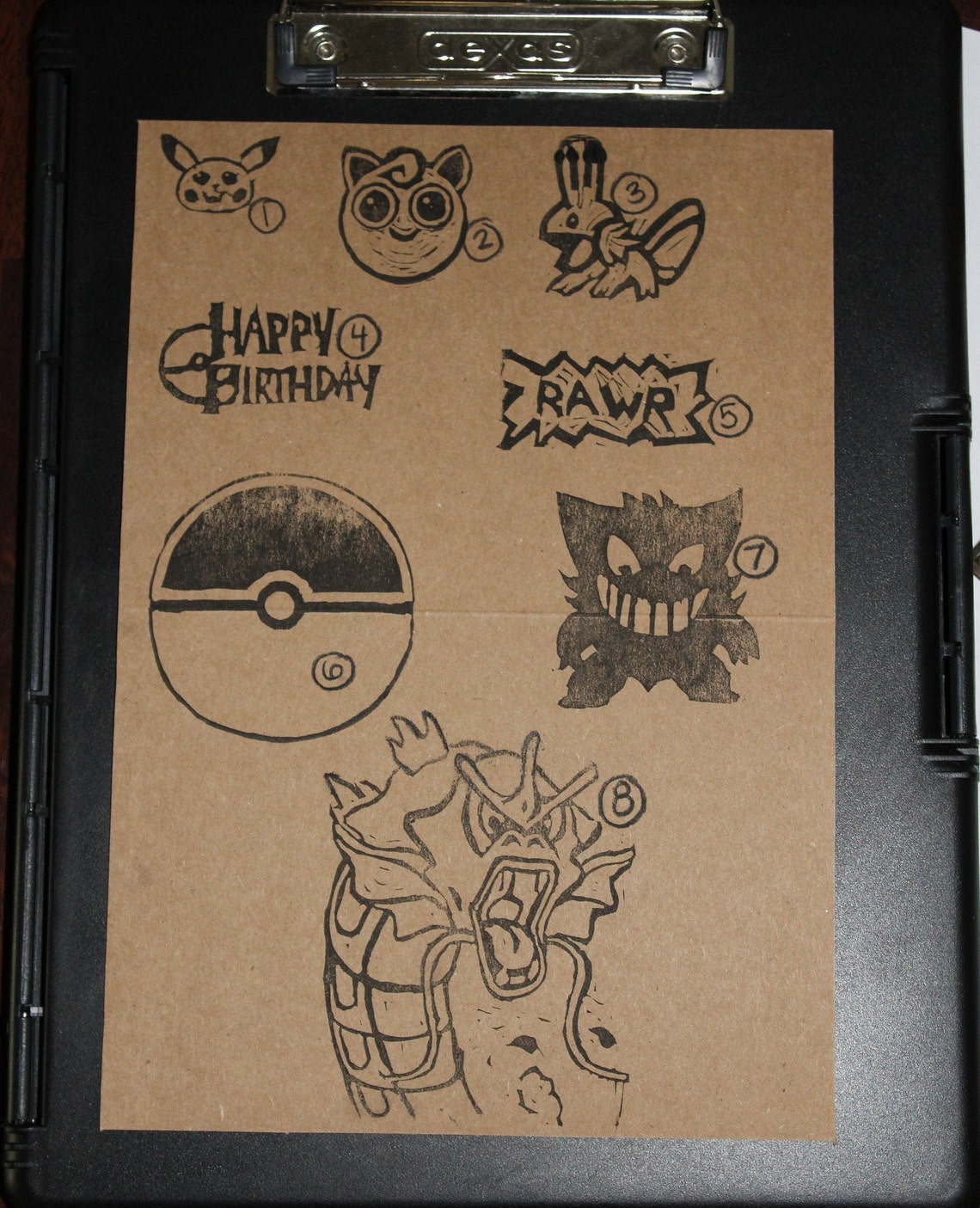 3 Pokémon Greeting Cards - Etsy.de