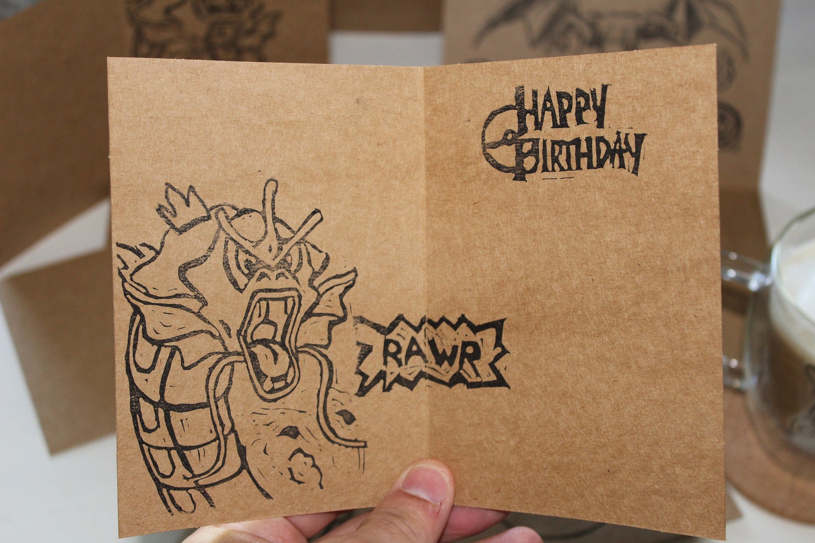 Pokémon Greeting Card - Etsy