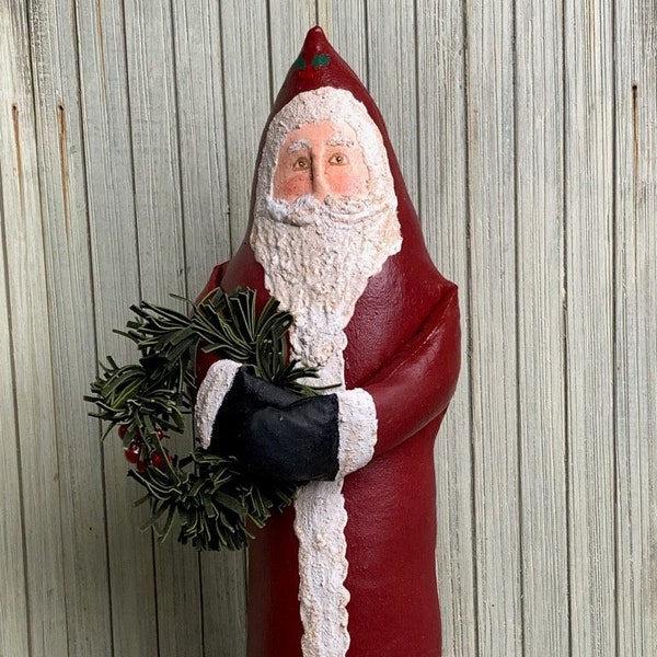 Vintage Santa Fabric - Etsy