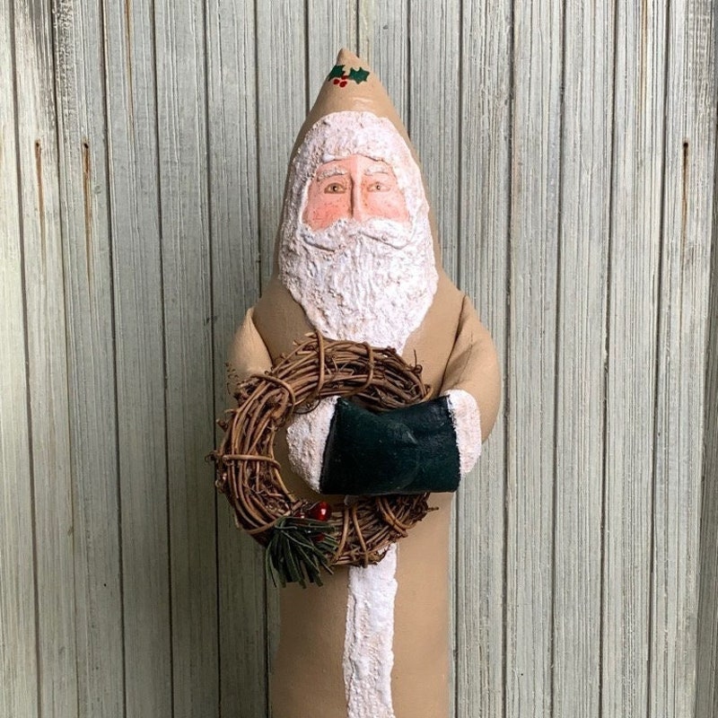 Primitive Santa - Etsy