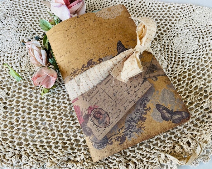 Junk Journal Soft Cover, Kraft Paper Cover, Vintage Inspired Theme ...