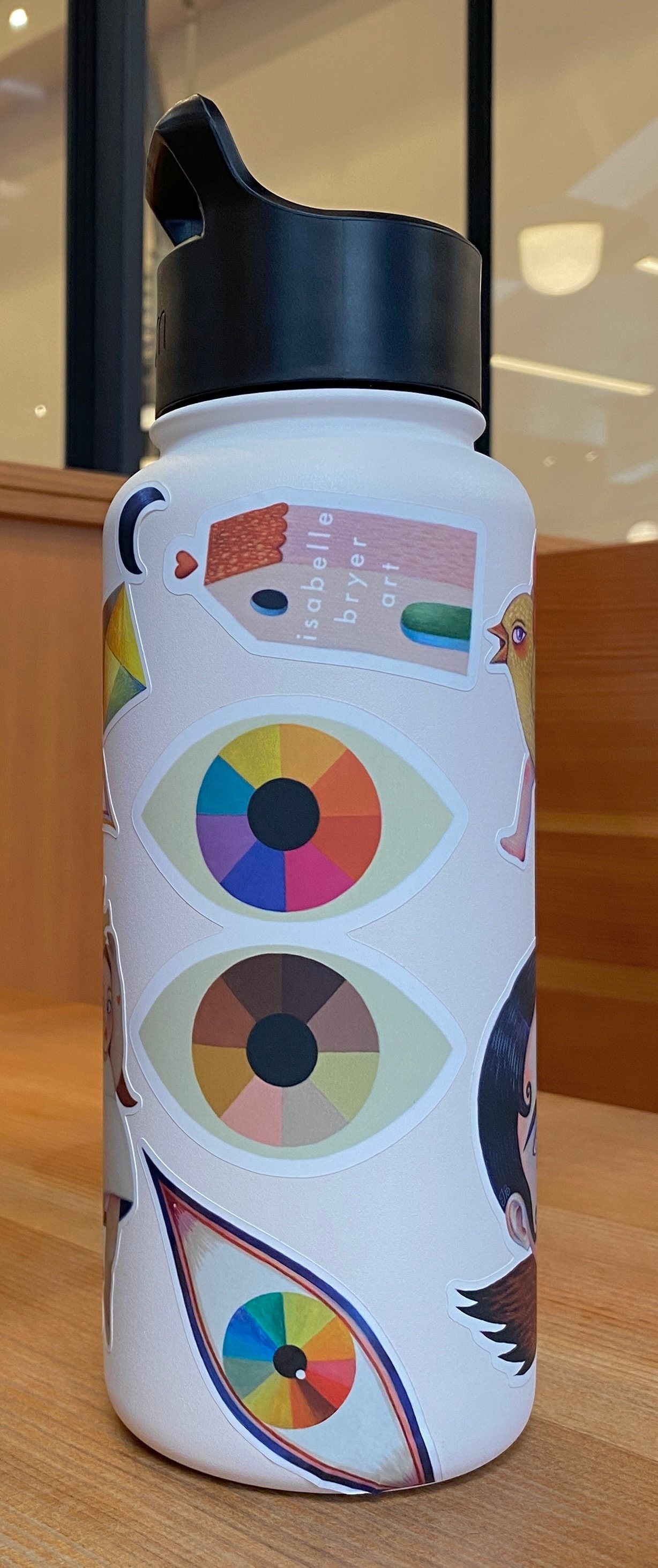 Rainbow PRIDE Sticker Pack, 3 Large Vinyl Rainbow Stickers psychedelic ...