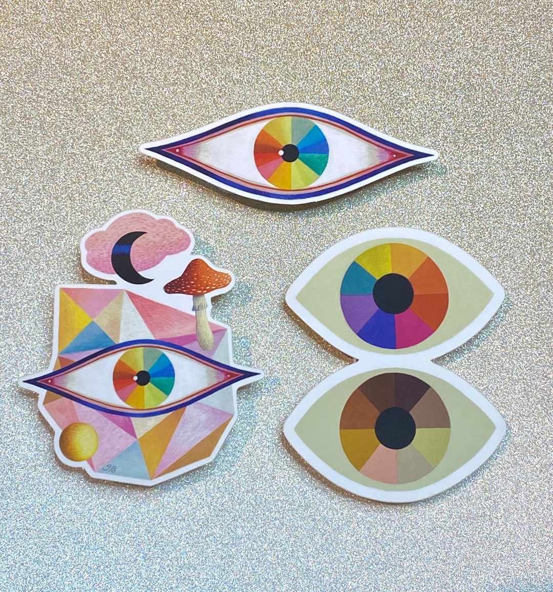 Rainbow PRIDE Sticker Pack, 3 Large Vinyl Rainbow Stickers ...