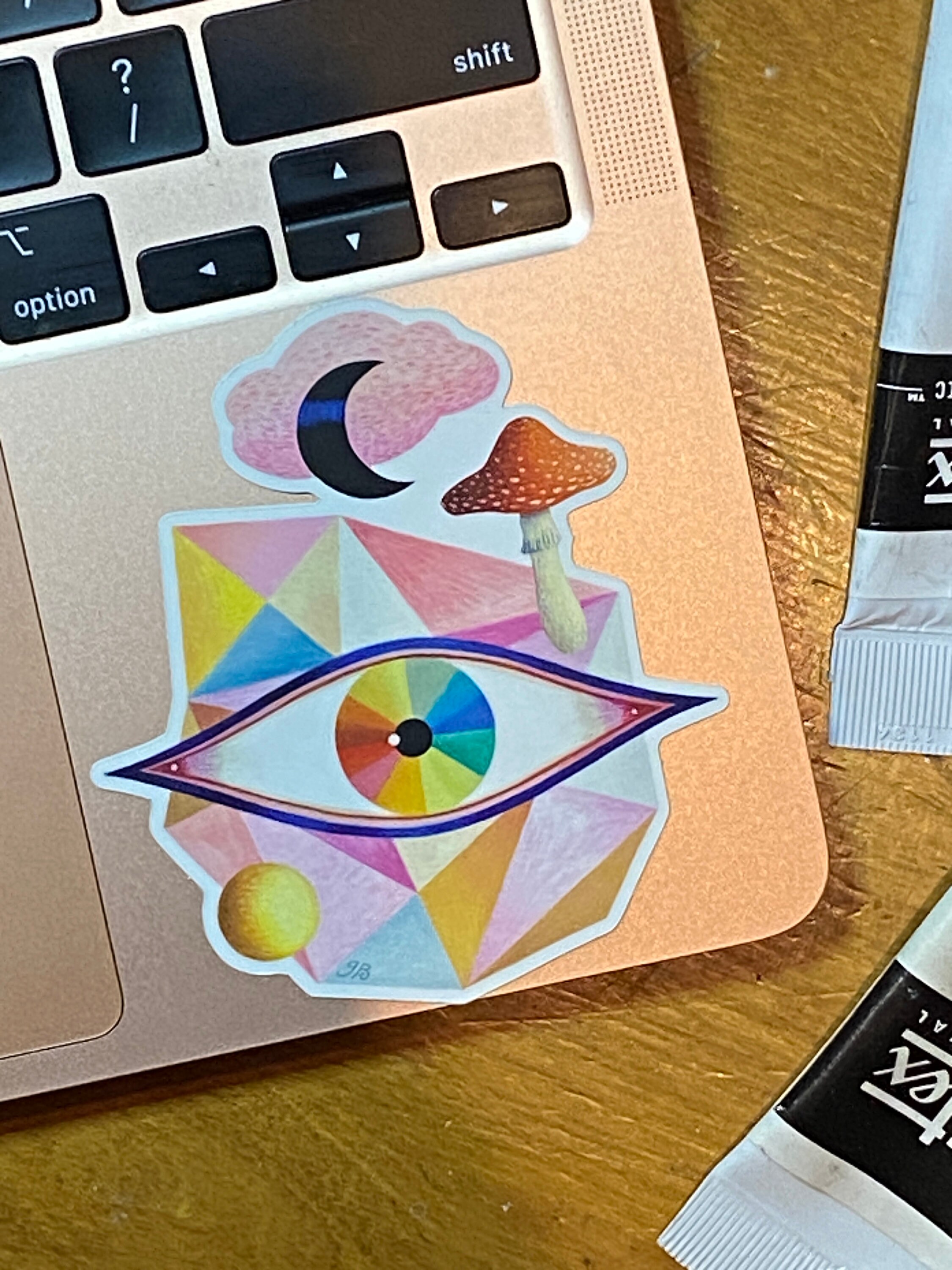 Rainbow PRIDE Sticker Pack, 3 Large Vinyl Rainbow Stickers psychedelic ...