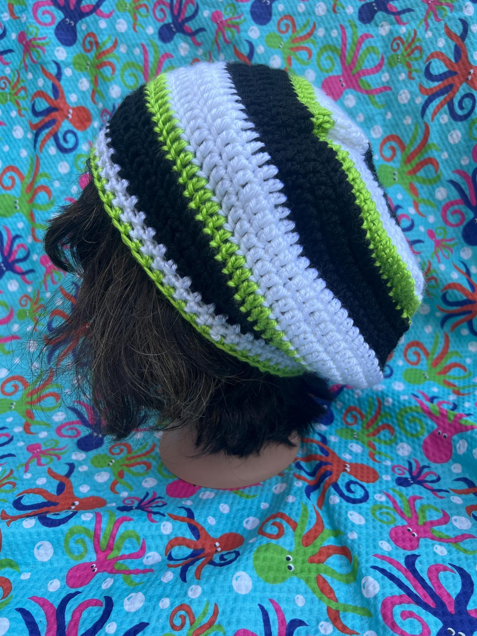 Beetlejuice Inspired Slouchy Hat - Etsy