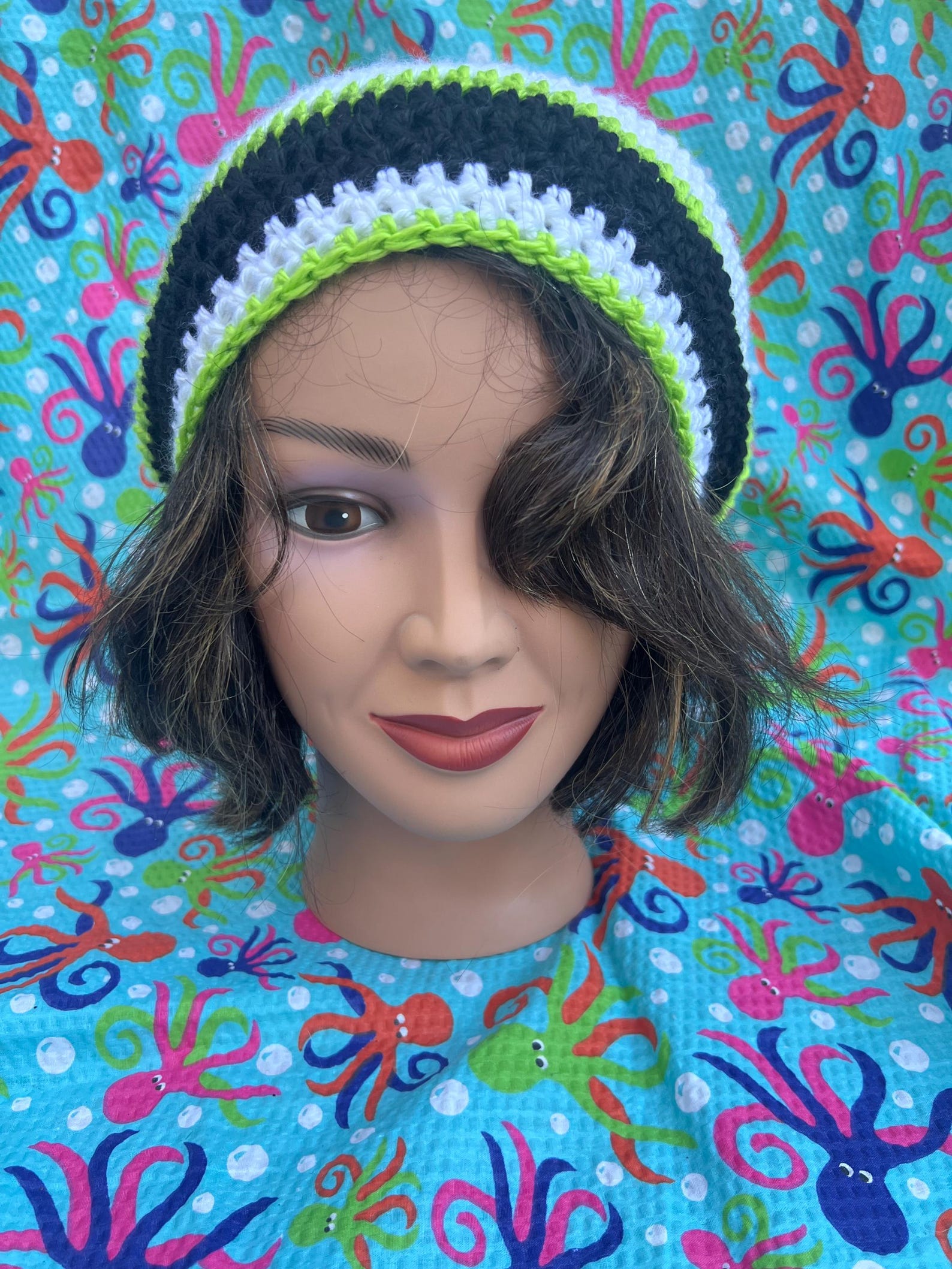 Beetlejuice Inspired Slouchy Hat - Etsy