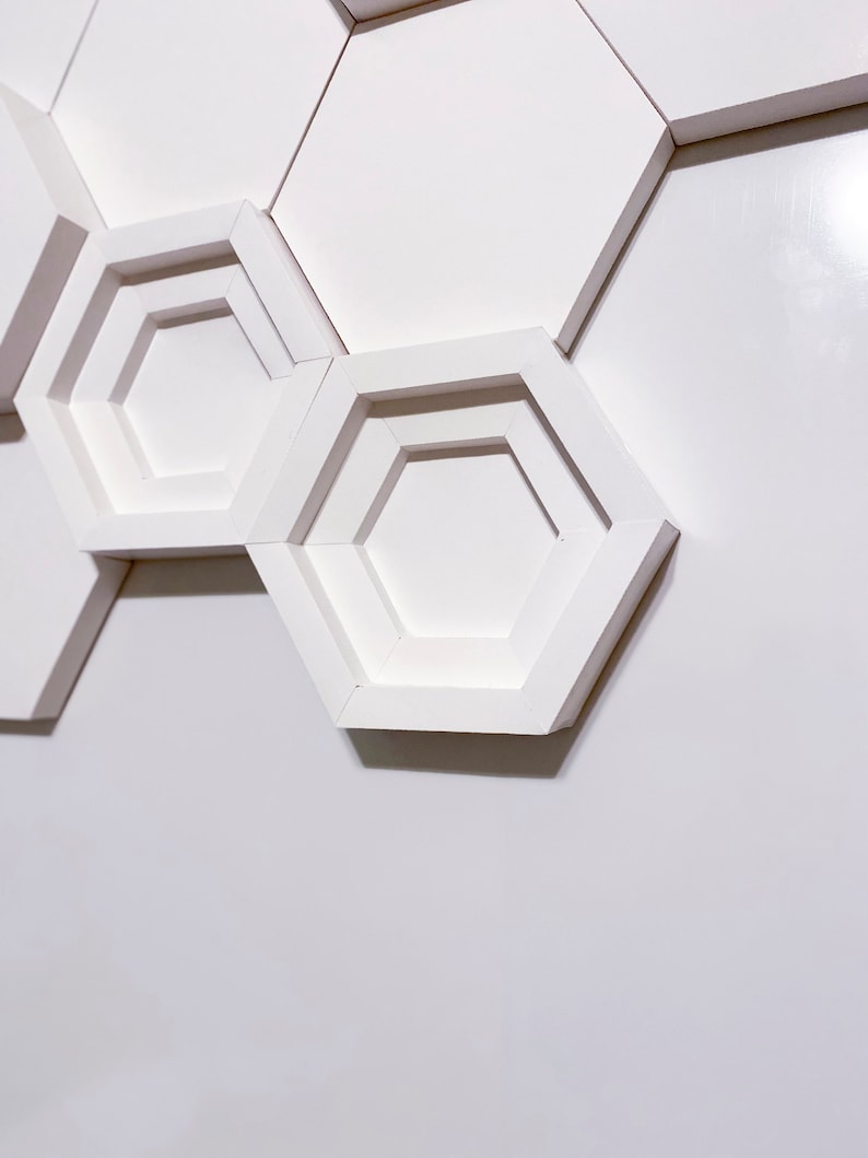 Paper Craft - Three Hexagon Templates - Etsy