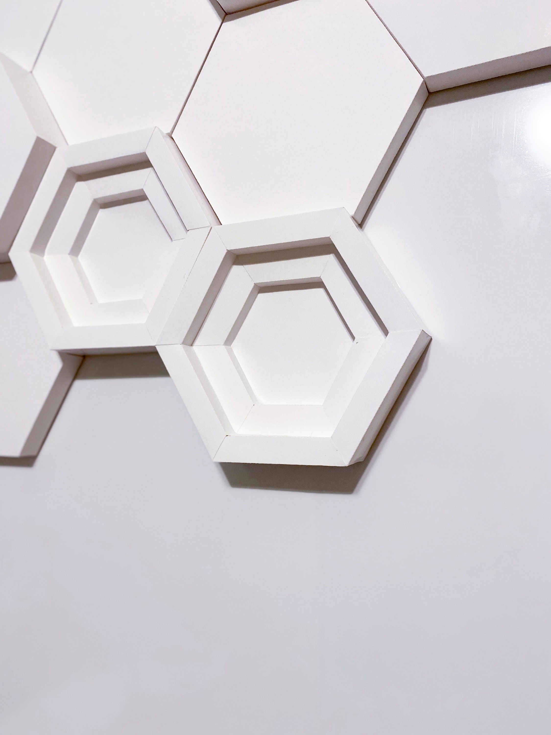 Paper Craft - Three Hexagon Templates - Etsy