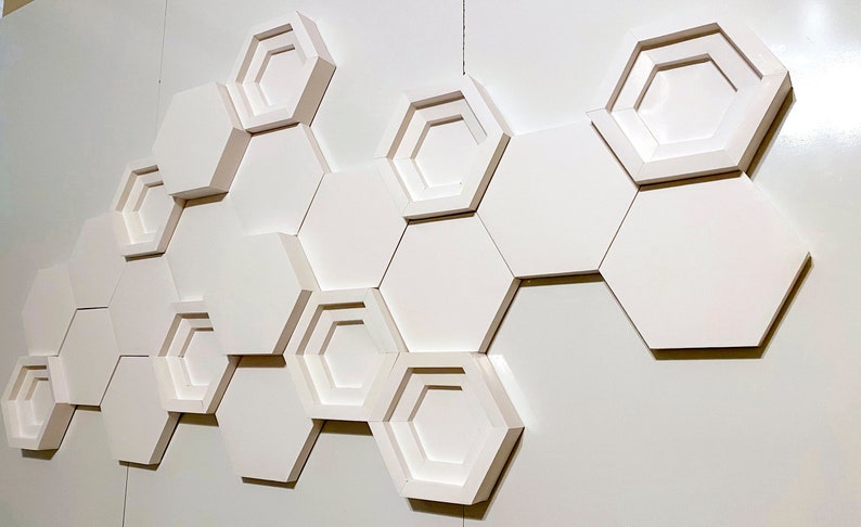 Paper Craft - Three Hexagon Templates - Etsy