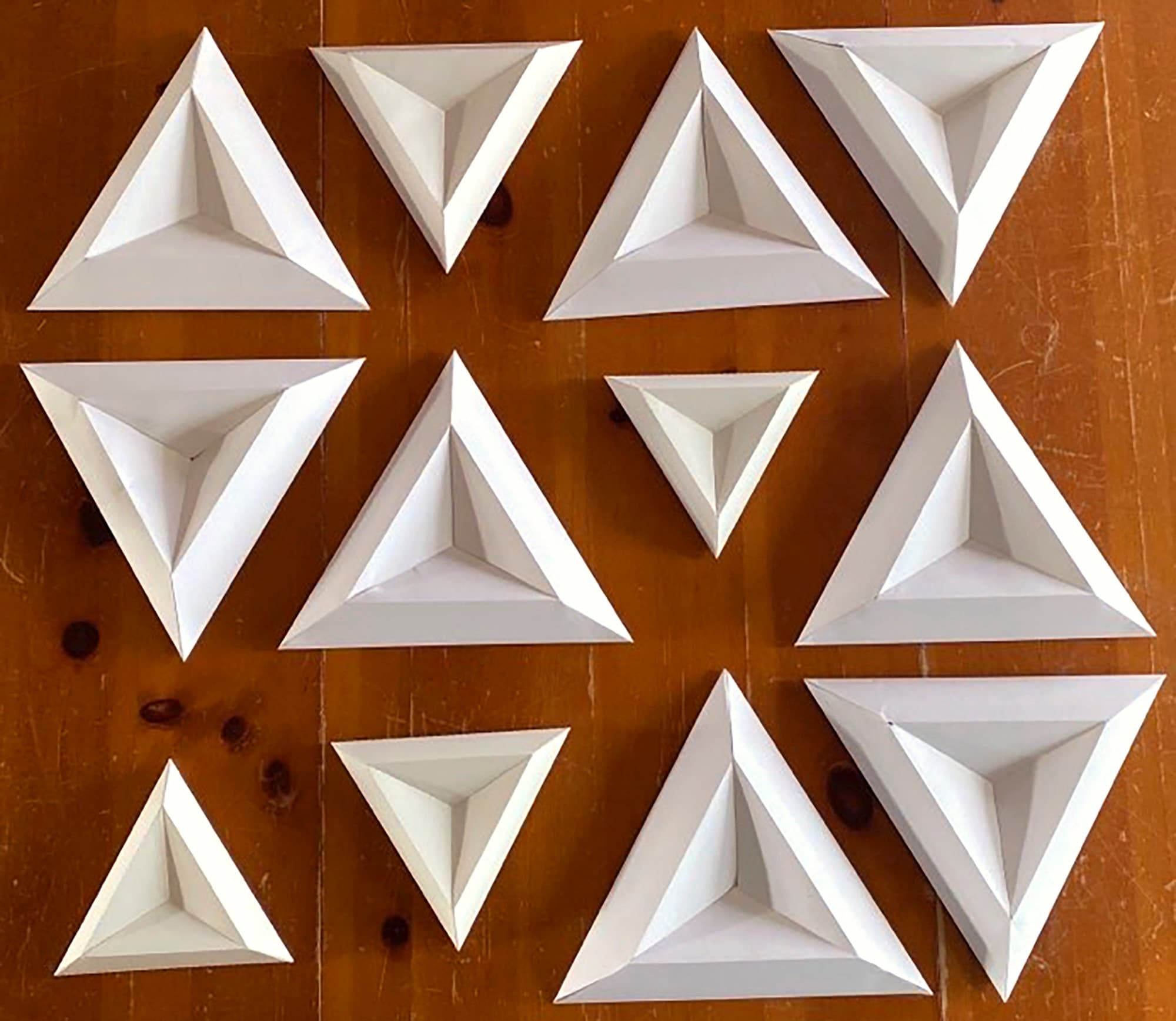 Papercraft Template - Concave Pyramid - Etsy
