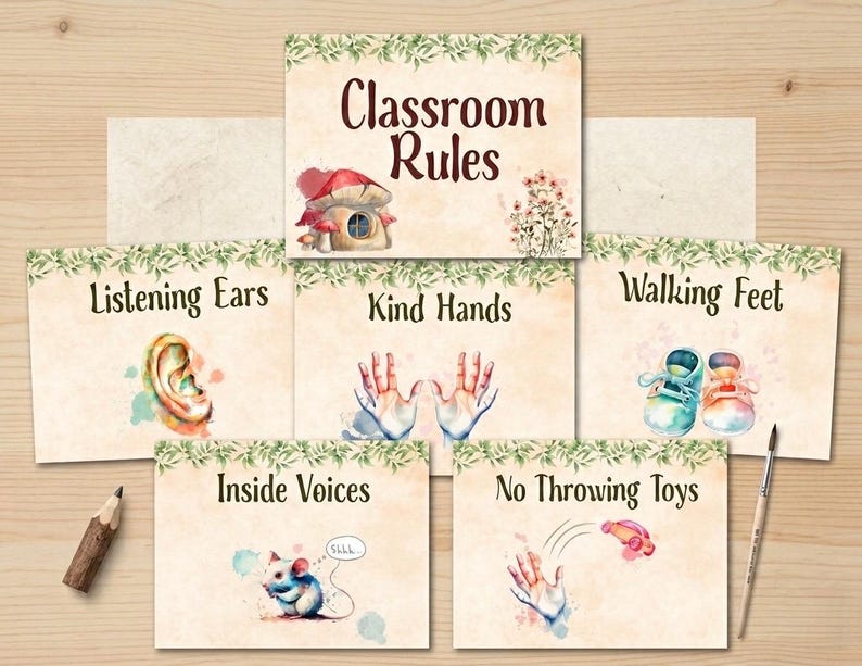 Fairy Cottage Classroom Theme Pack | Alphabet, Numbers, Shapes, Colors ...