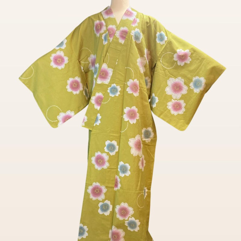 Yukata Kimono Floral - Etsy