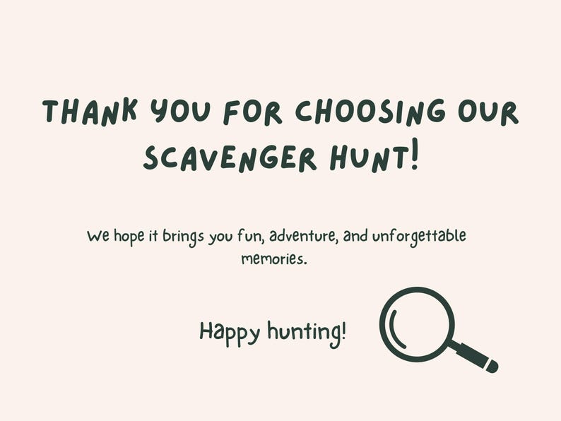 Summer Activity Scavenger Hunt Bundle, Instant Downloadable Vacation ...