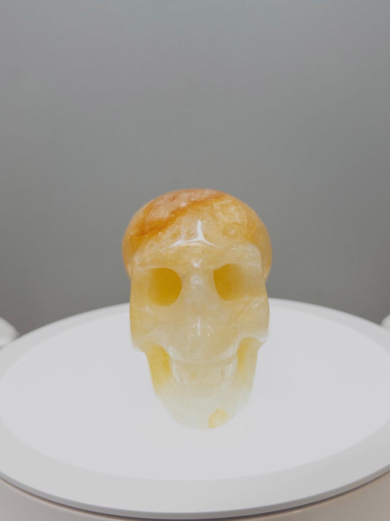 Hand Carved Golden Healer Skull - Etsy