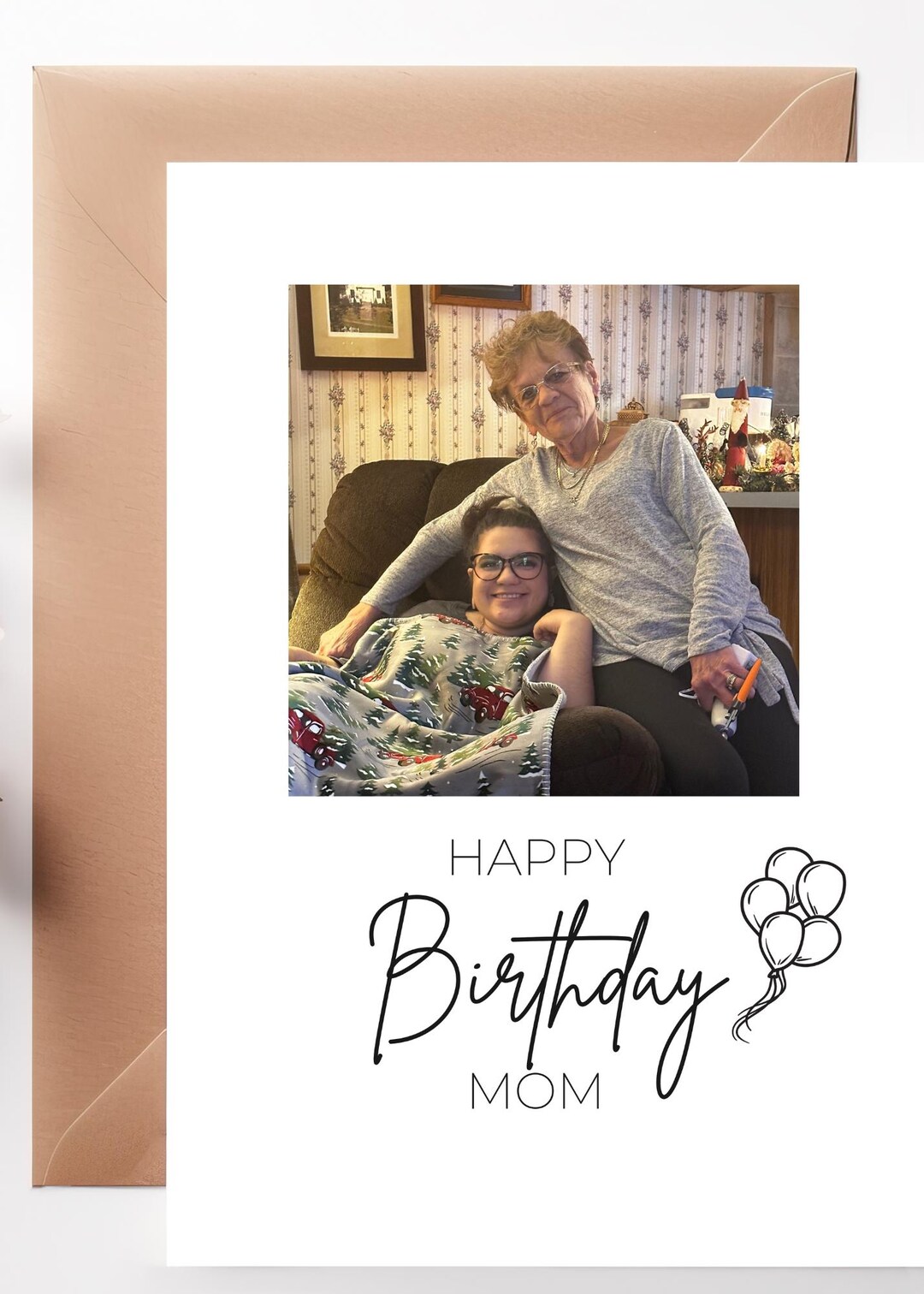 Custom Photo Card, Personalized Greeting Card for Birthday ...