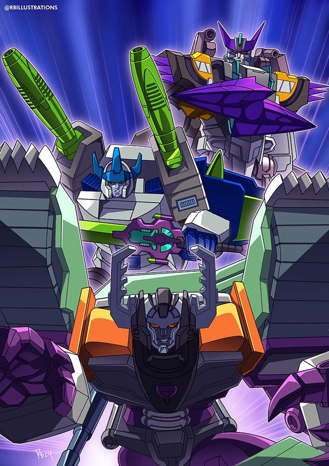 Megatron - Unicron Trilogy A4 Print - Etsy