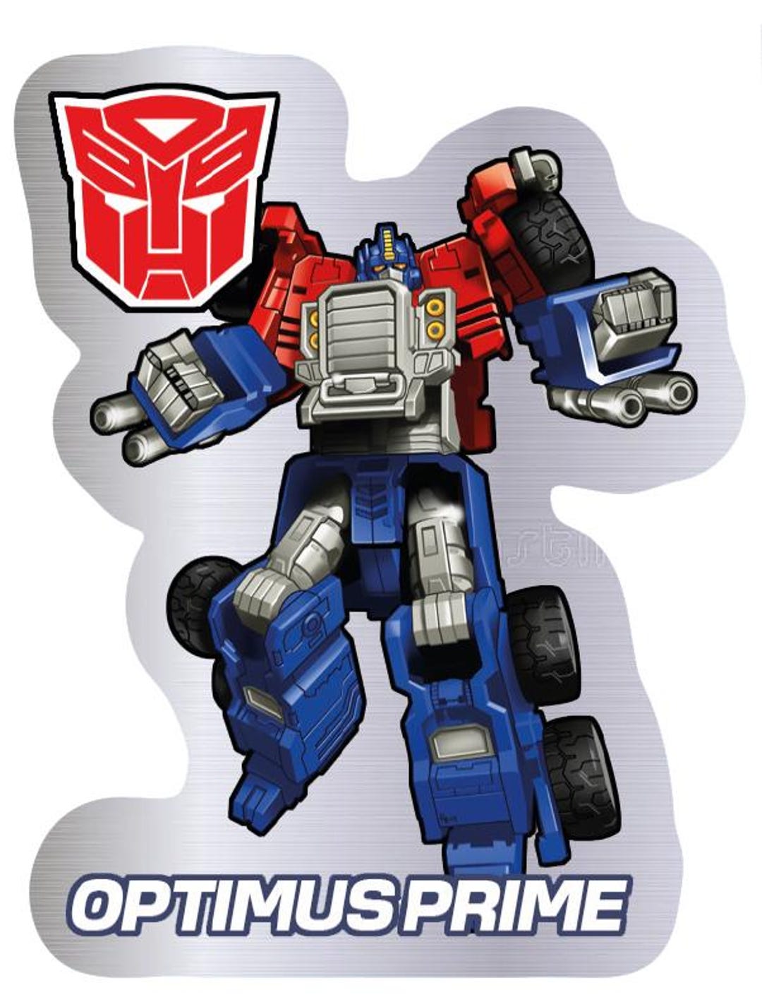 Shiny Vinyl Sticker - Armada Optimus Prime - Etsy