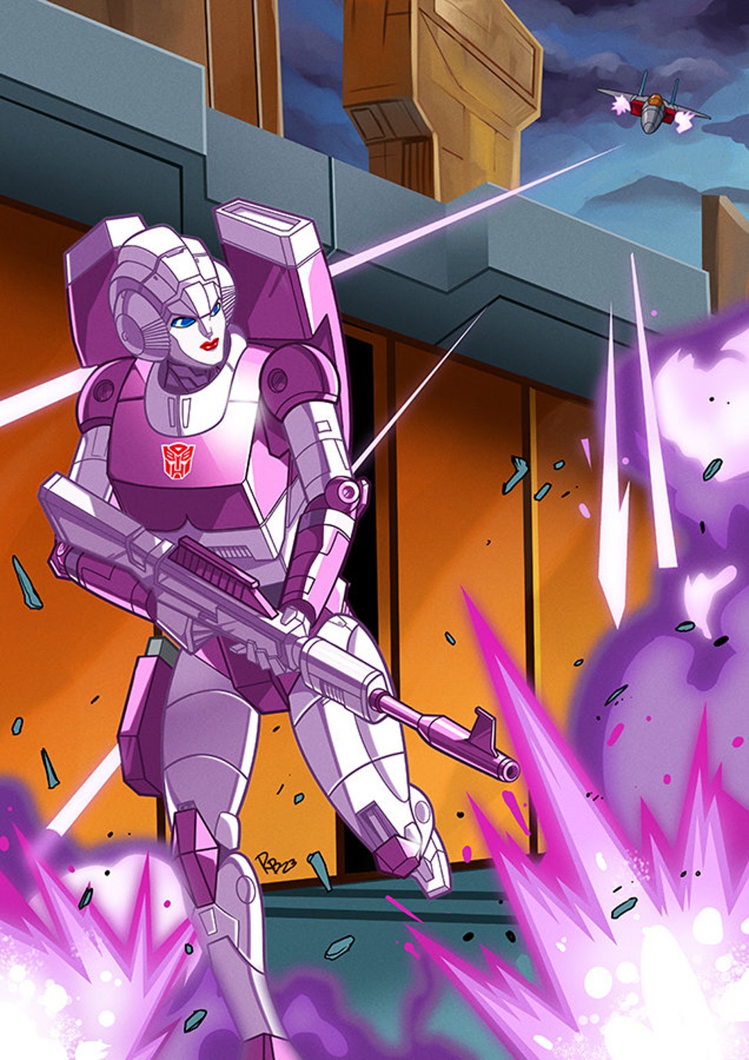 Transformers Arcee A4 Print - Etsy