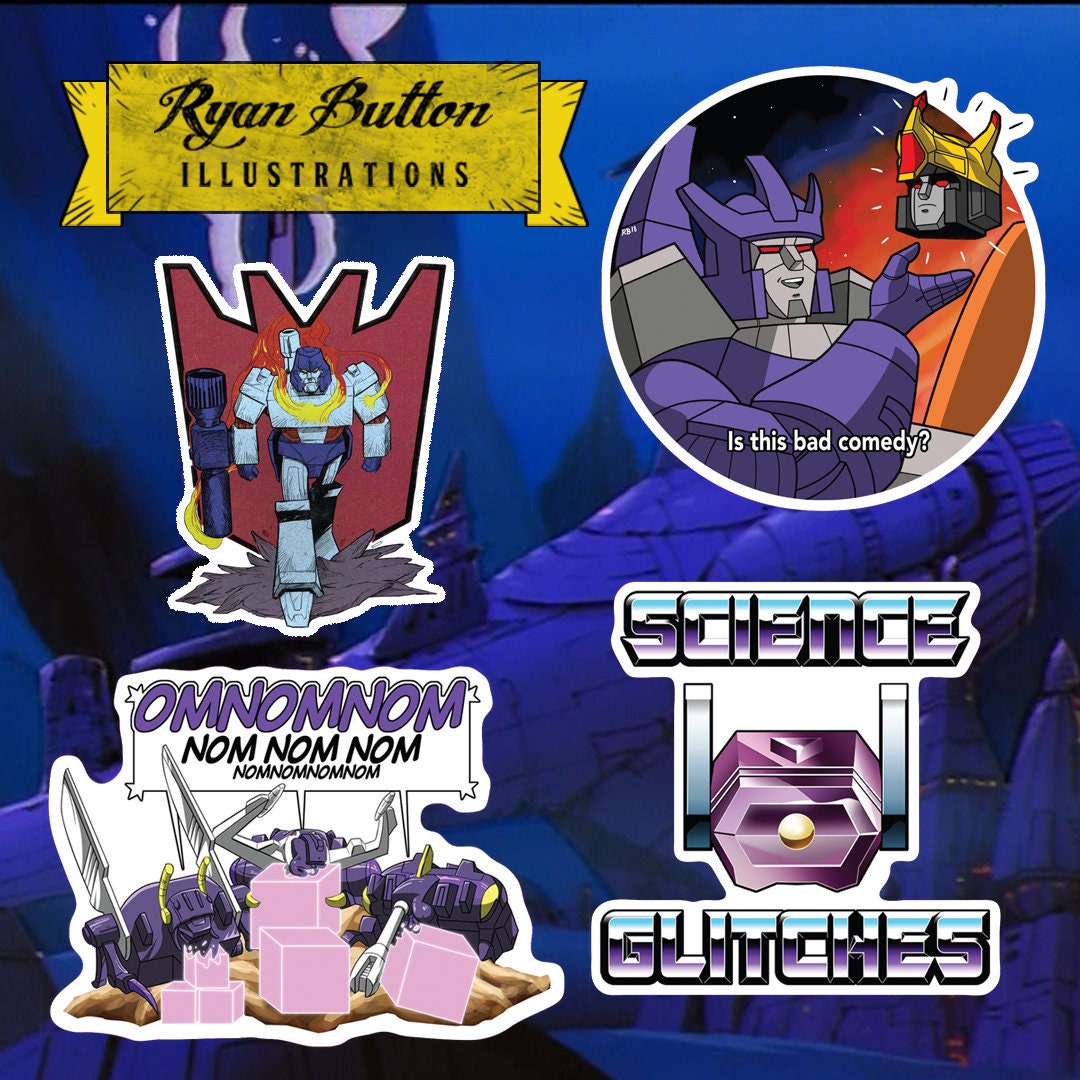 Transformers Decepticon Sticker Pack - Etsy