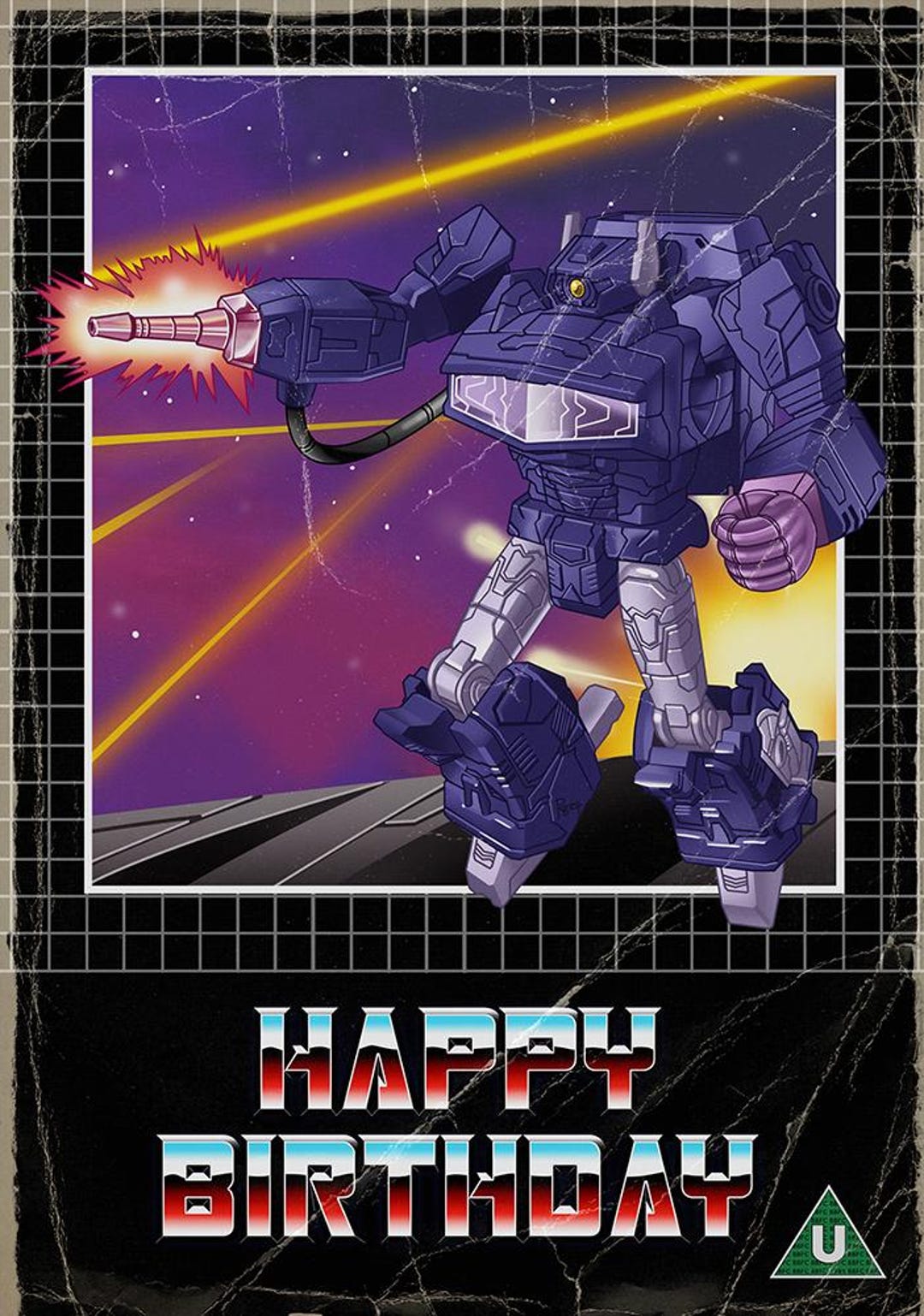 Transformers - Shockwave Birthday Card - Etsy