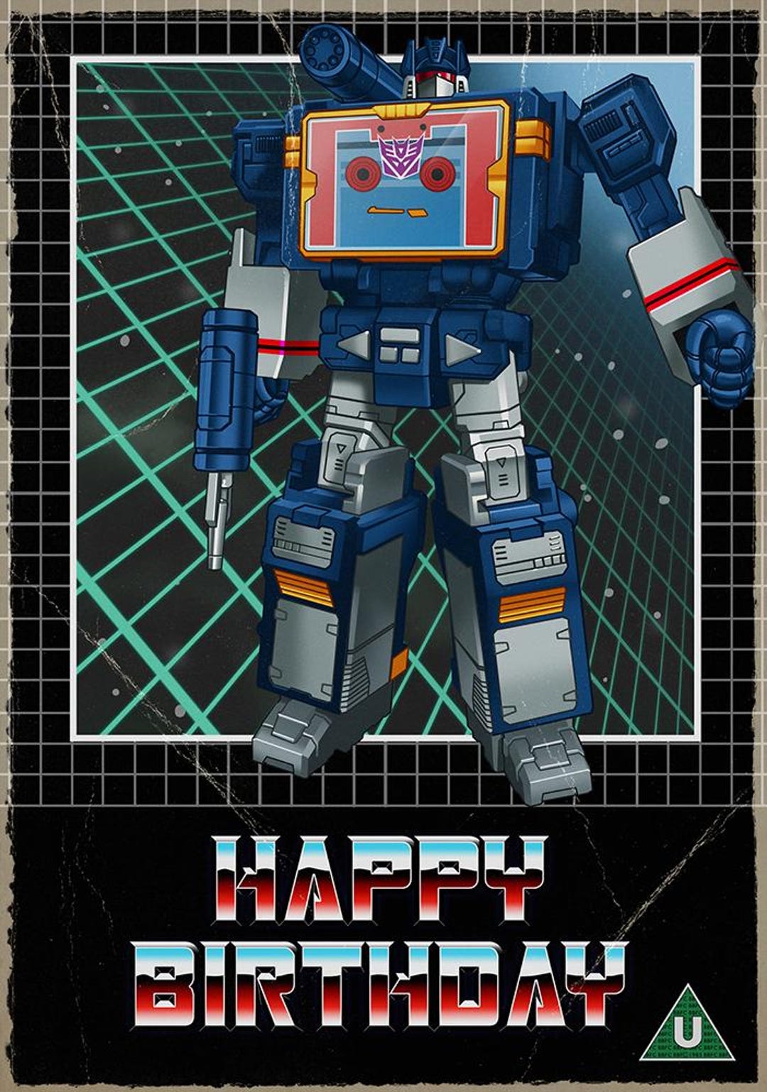 Transformers - Soundwave Birthday Card - Etsy
