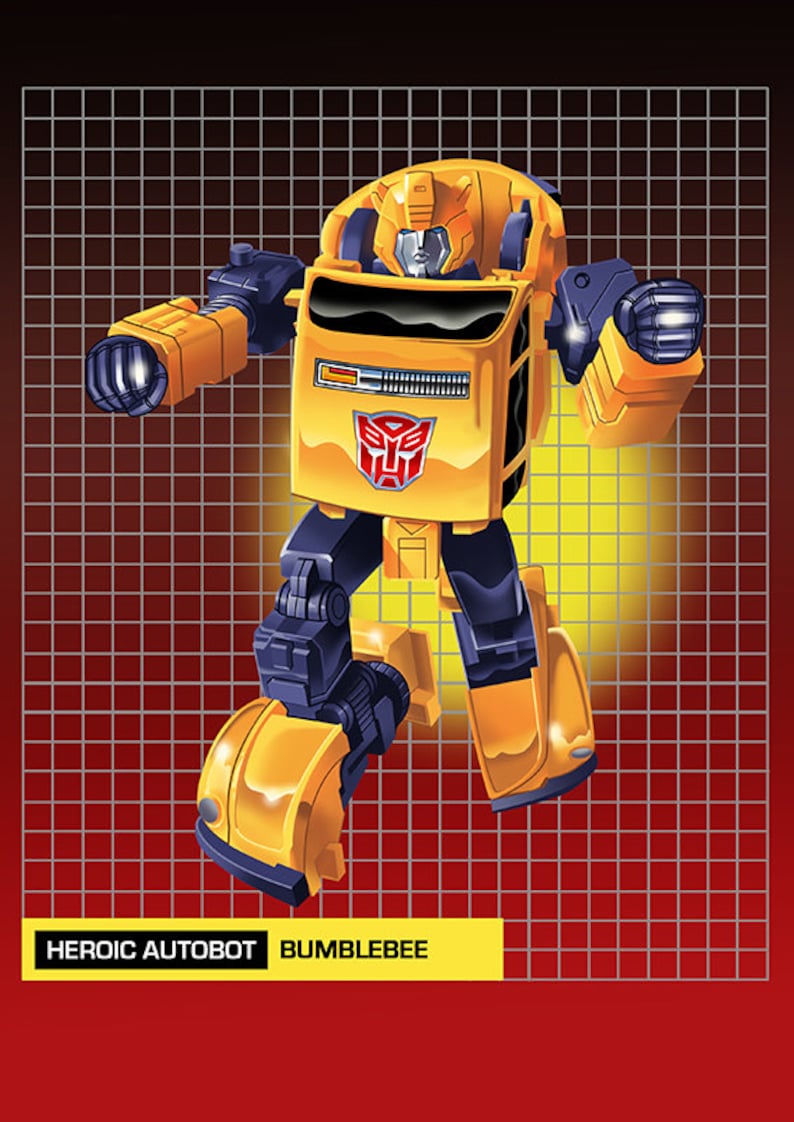 Transformers G1 Bumblebee A4 Print - Etsy