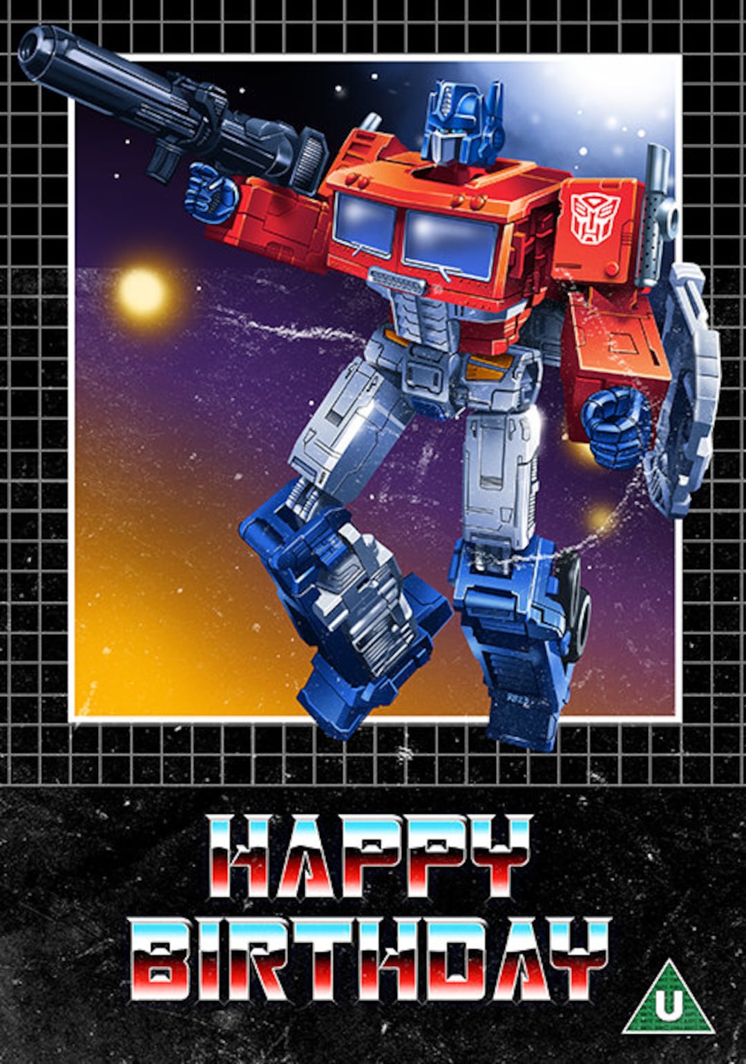 Transformers - Optimus Prime Birthday Card - Etsy