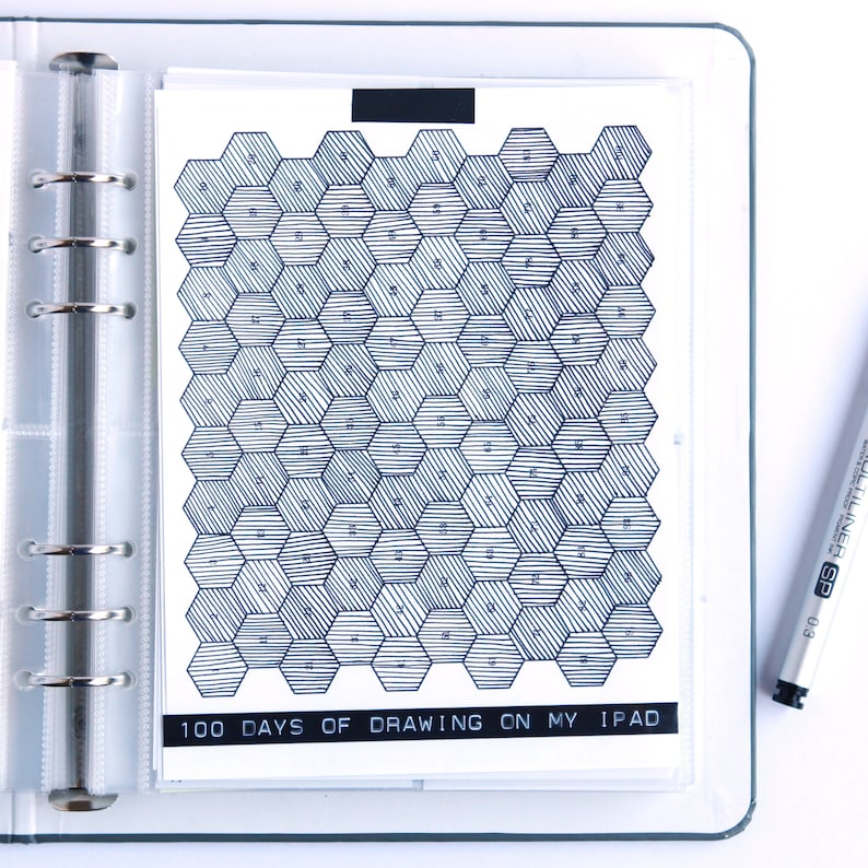 100-day Habit Tracker Printable Goal Planner for 100 Day - Etsy