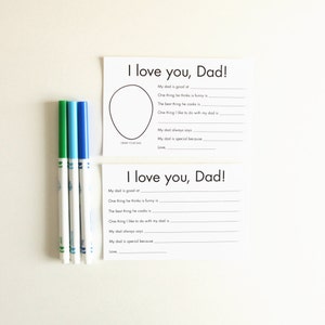 Father's Day and Mother's Day Printable Cards Gifts From Kids Interview ...