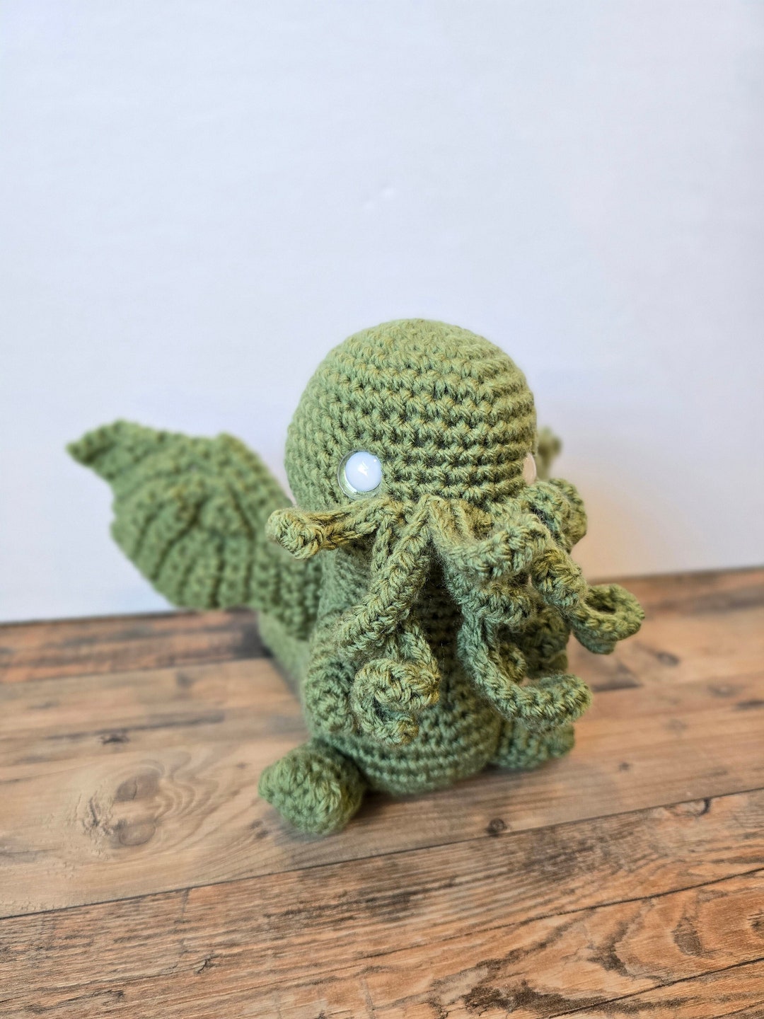Cthulhu Stuffed Animal, Spooky Paranormal Plush Toy, Amigurumi ...