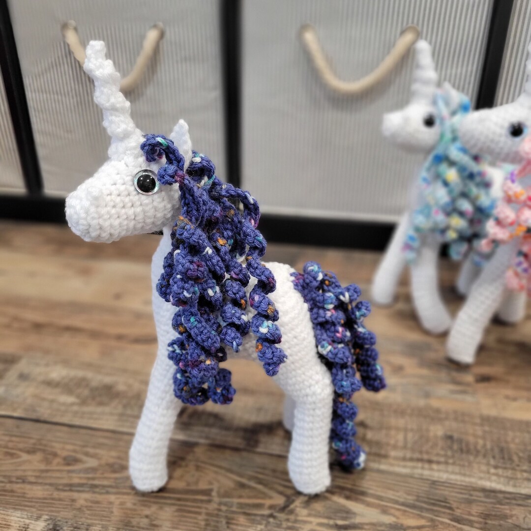 Unicorn Plush Stuffed Toy / Mythical Fantasy Creatures / Unicorn Figure ...