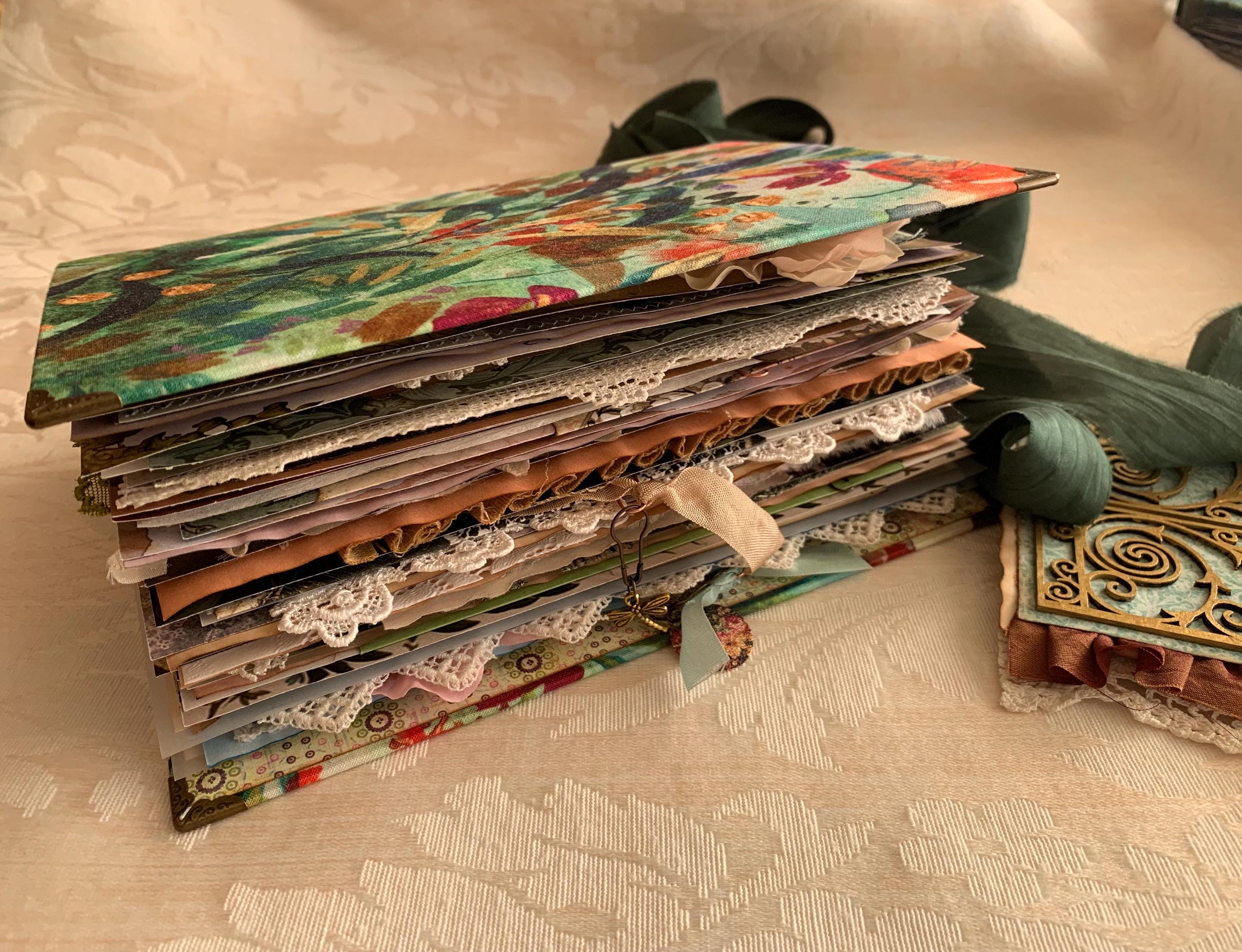 Handmade Fairy Junk Journal, Vintage Style Journal, Fairies, Castles ...