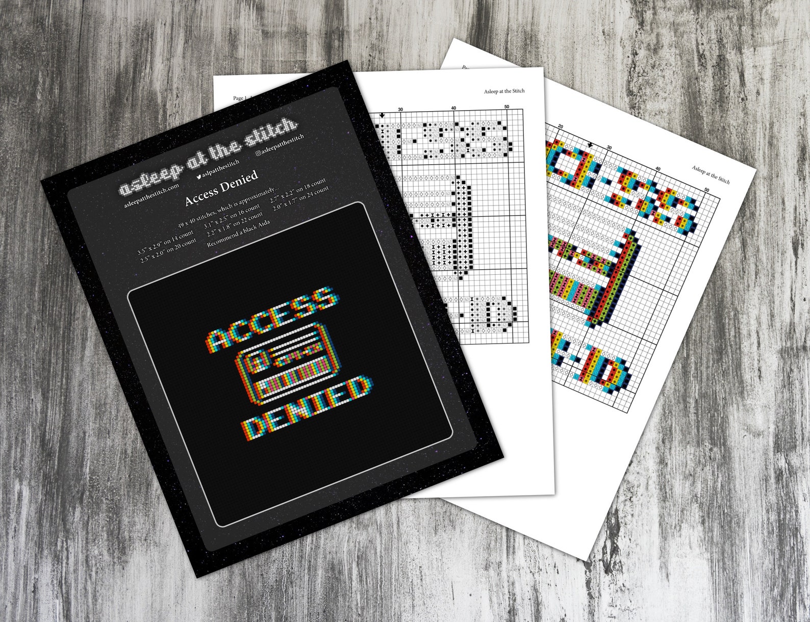 Access Denied Cross Stitch Pattern - Etsy