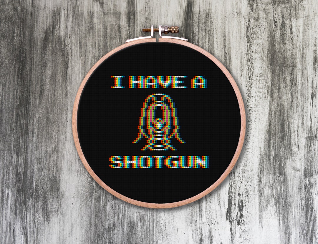 I Have a Shotgun Cross Stitch Pattern - Etsy