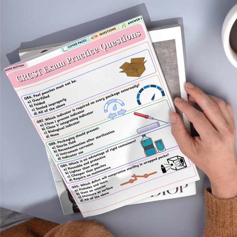 Sterile Processing Technician Study Guide PDF | Exam Prep Workbook ...