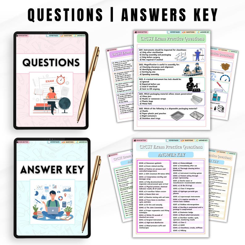 Sterile Processing Technician Study Guide PDF | Exam Prep Workbook ...