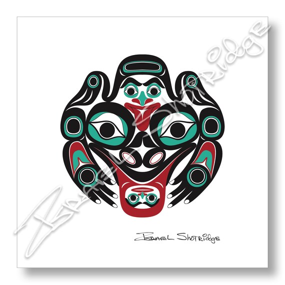 Northwest Native Art Frog Frog Tattoo Native Northwest – The Robert
