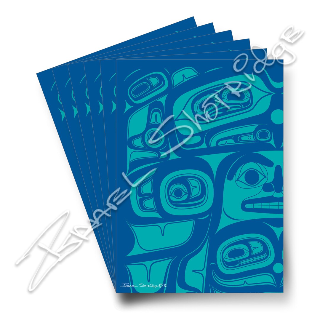 Formline Variations #6 / 6 Card Collection / Formline Art Card Set ...