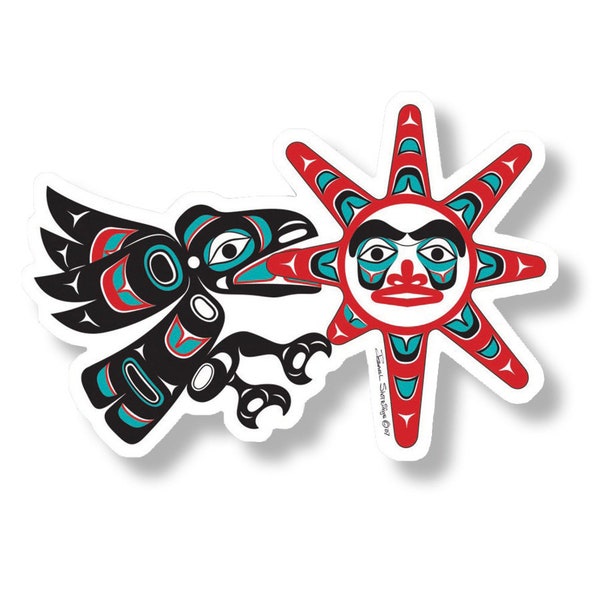 Raven Steals the Sun - Etsy