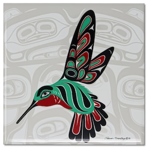 Hummingbird Formline Trivet / Native American Functional Gifts ...